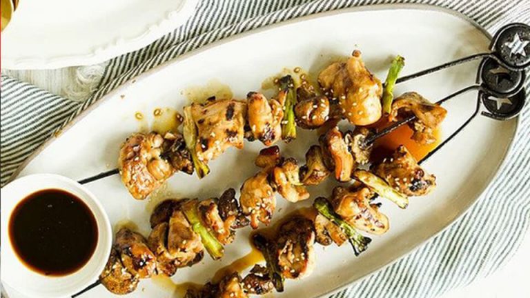 Japanese Chicken Kebabs | The Fancy Pants Kitchen