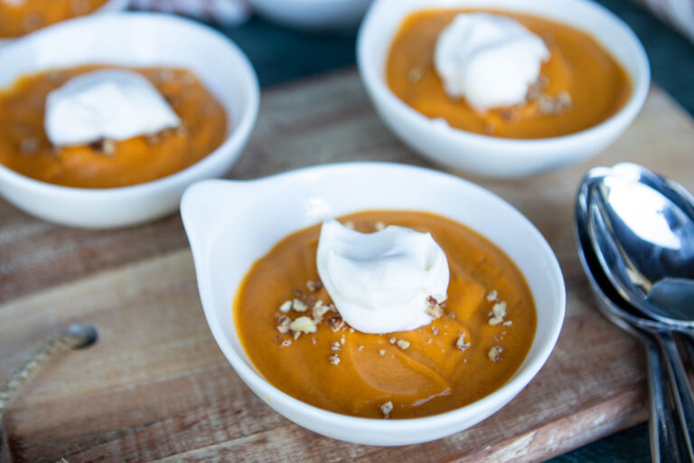 Creamy Butternut Squash Pudding | The Fancy Pants Kitchen