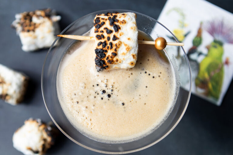 Toasted Marshmallow Espresso Martini | The Fancy Pants Kitchen
