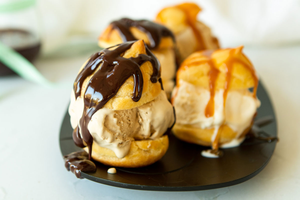 Vietnamese Espresso Profiteroles | The Fancy Pants Kitchen