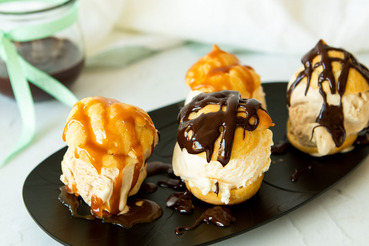 Vietnamese Espresso Profiteroles | The Fancy Pants Kitchen