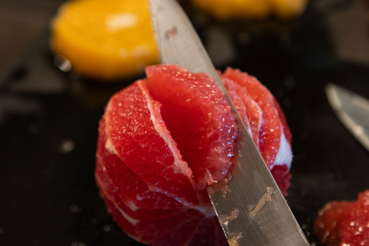Citrus and Beet Salad with Halloumi Croutons | The Fancy Pants Kitchen