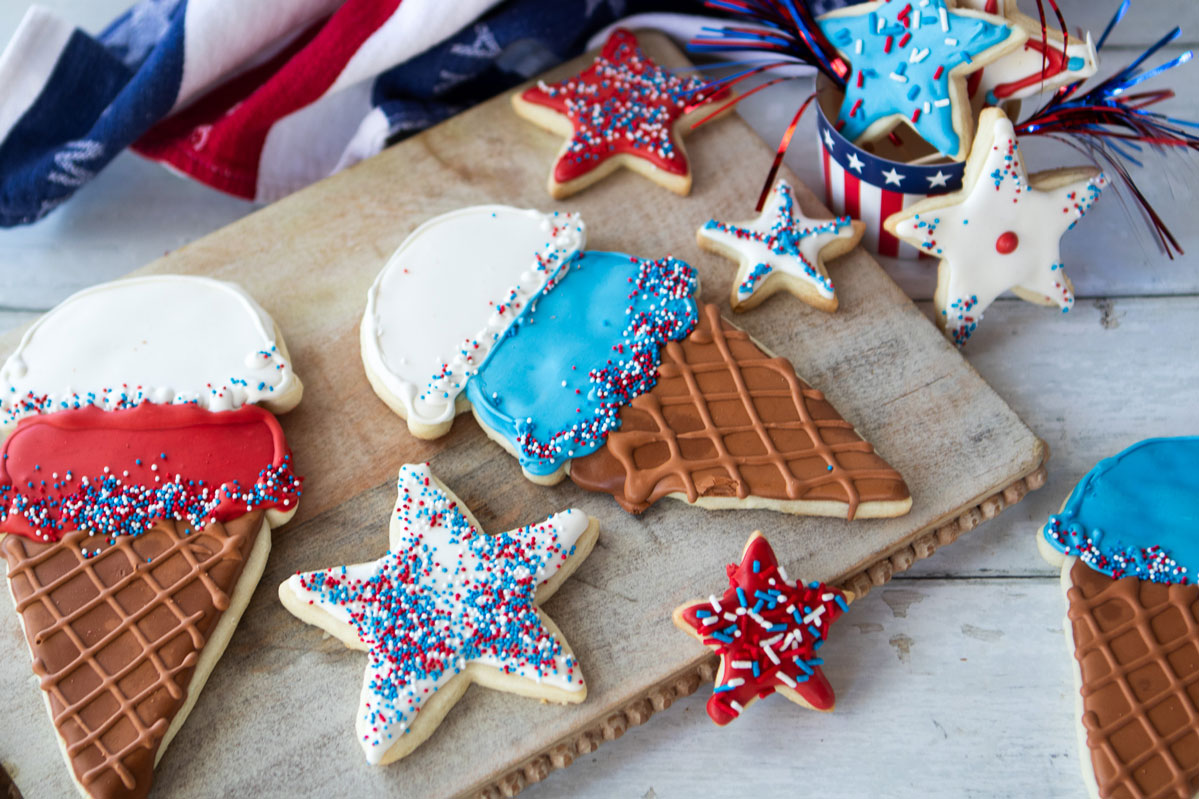 Ice Cream Cone Sugar Cookies | The Fancy Pants Kitchen