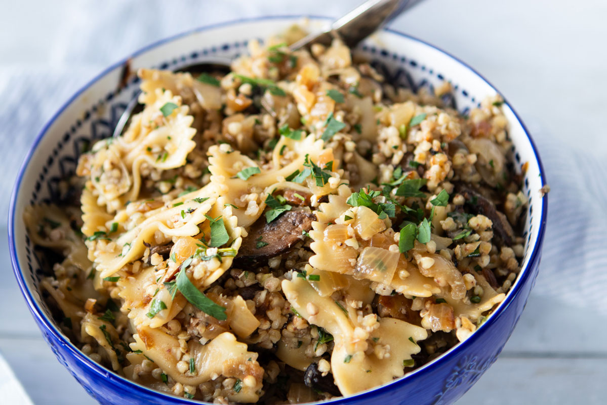 Kasha Varnishkes | The Fancy Pants Kitchen