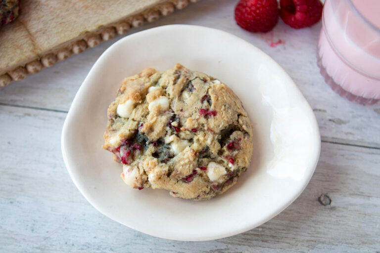 White Chocolate Raspberry Cookies | The Fancy Pants Kitchen